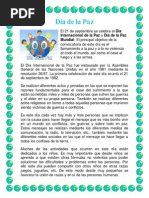 Actividades para el Día de la Paz | PDF | Juegos y actividades