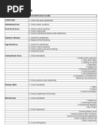 Guest Room Cleaning Checklist Template | PDF | Bathroom | Home