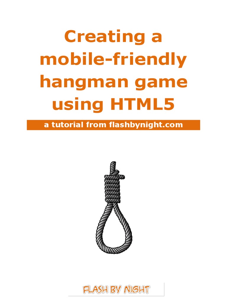 HTML 5 Tutorial: Creating A Hangman Game | PDF | Cascading Style Sheets | Html