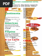 Tramway Timog Package PDF | PDF | Lunch | Salad