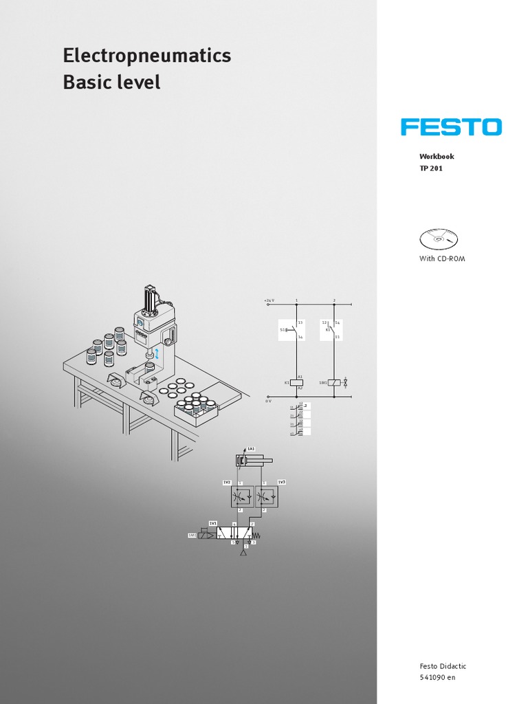 Electropneumatics Basic Level | PDF | Switch | Valve