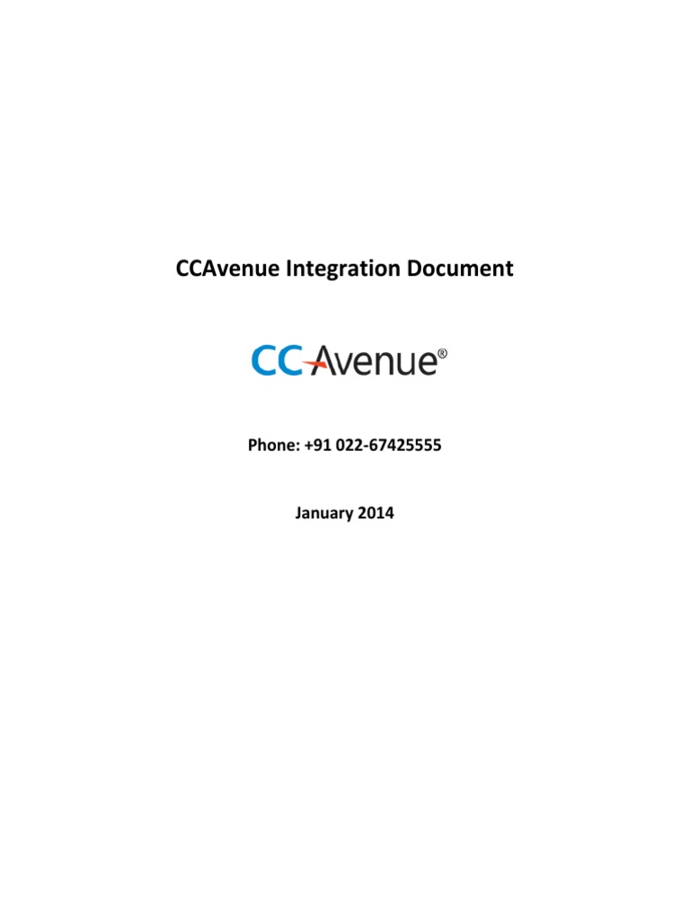 CCAvenue Payment Integration Guide | PDF | Point Of Sale | Euro