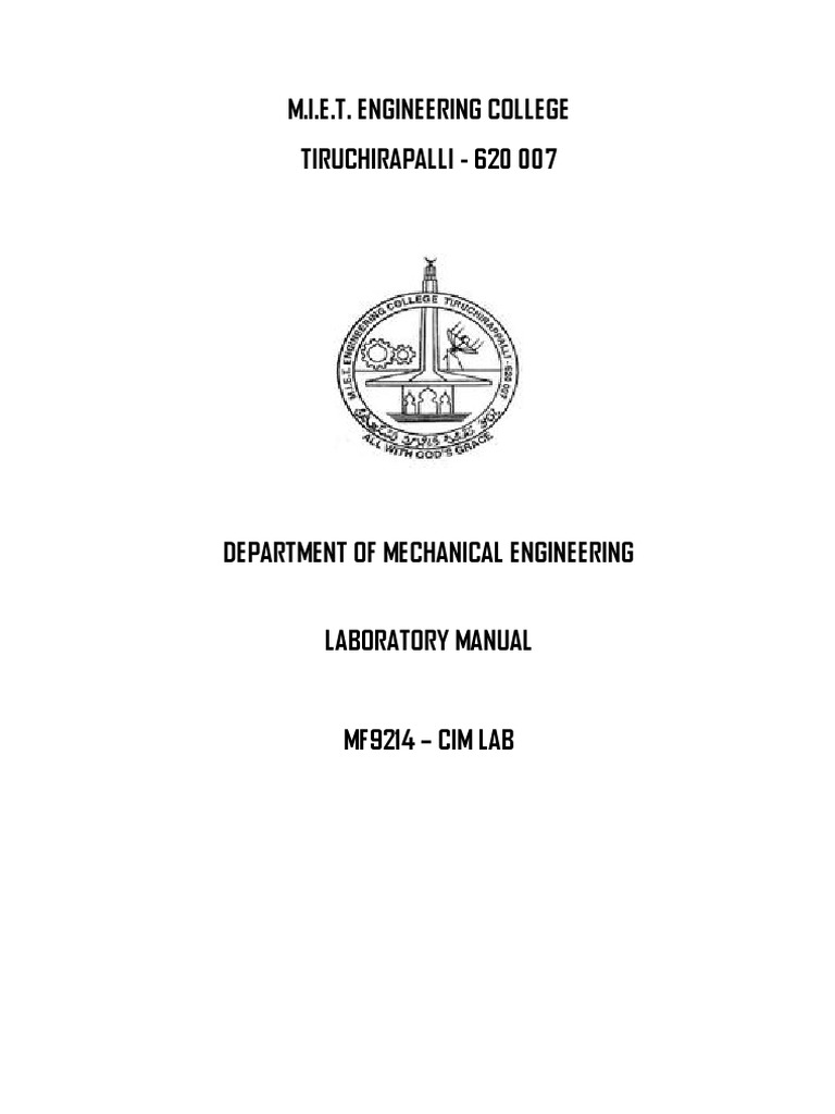 CIM LAB Manual | Download Free PDF | Programmable Logic Controller | Electric Current