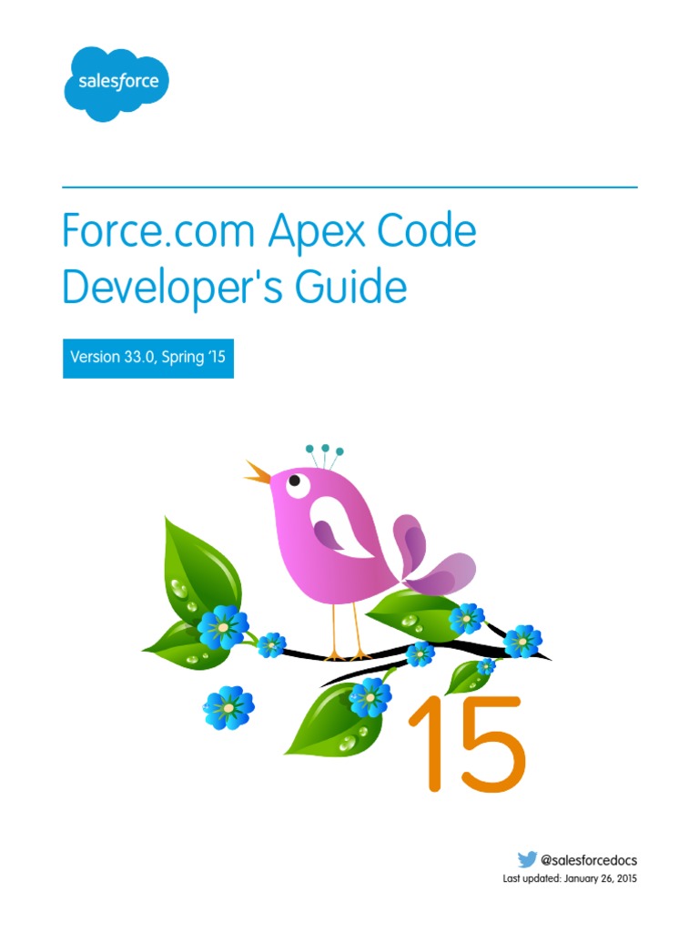 Salesforce Apex Language Ref Pdf Salesforce Namespace