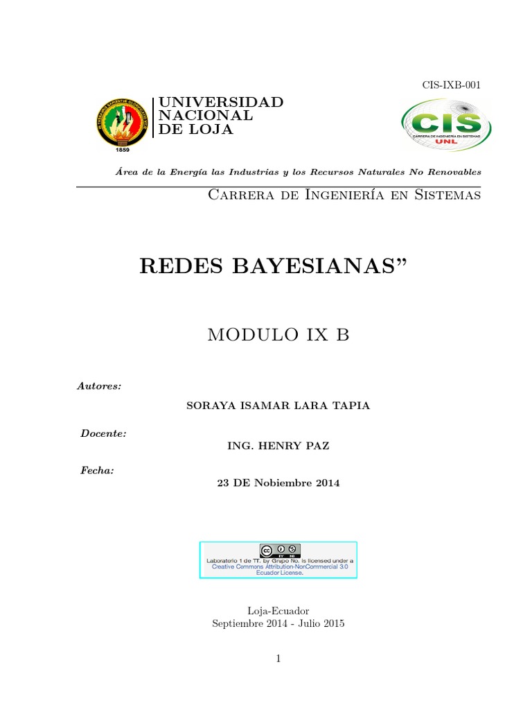Redes Bayesianas | PDF | Red Bayesiana | Toma de decisiones