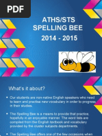 Spelling Bee - Rules | PDF | Spelling | Part Of Speech