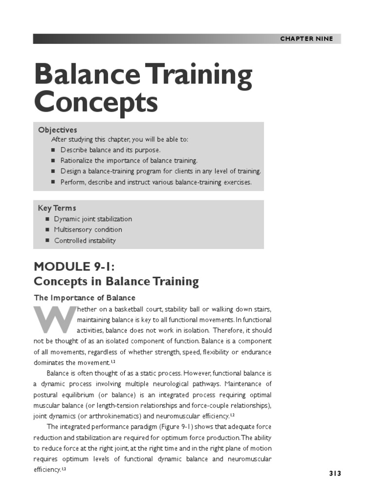 CPT CH 9 07-20-05 PDF | PDF | Balance (Ability) | Anatomical Terms Of ...