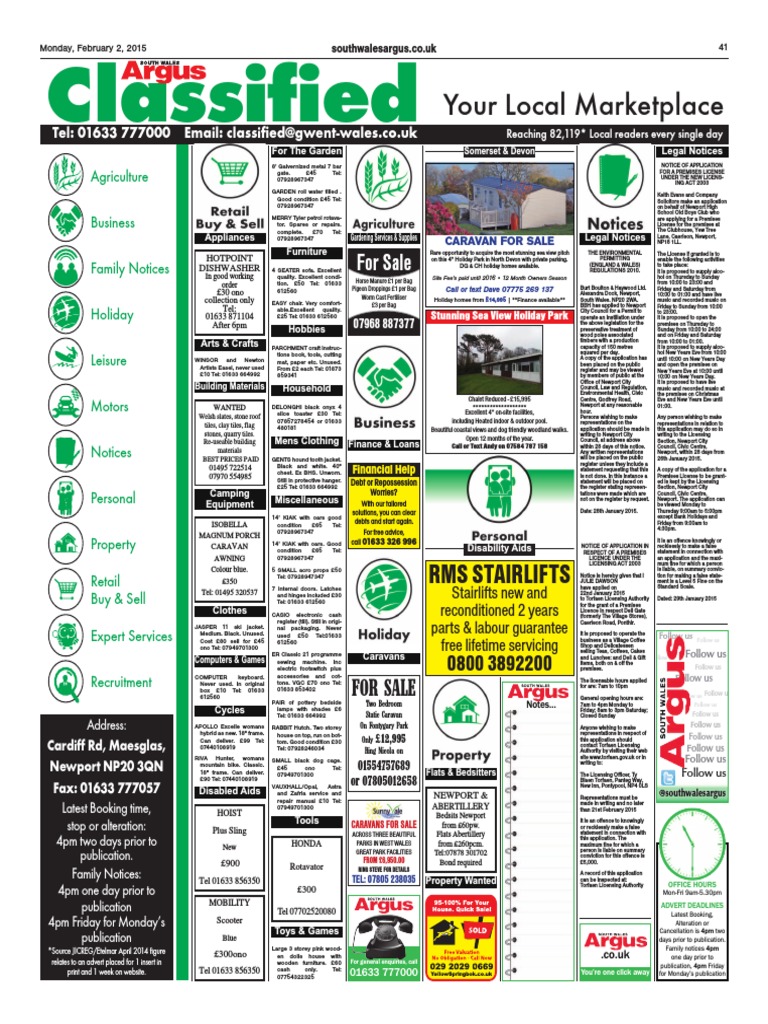 Classified: Your Local Marketplace | PDF | Delicatessen | Advertising