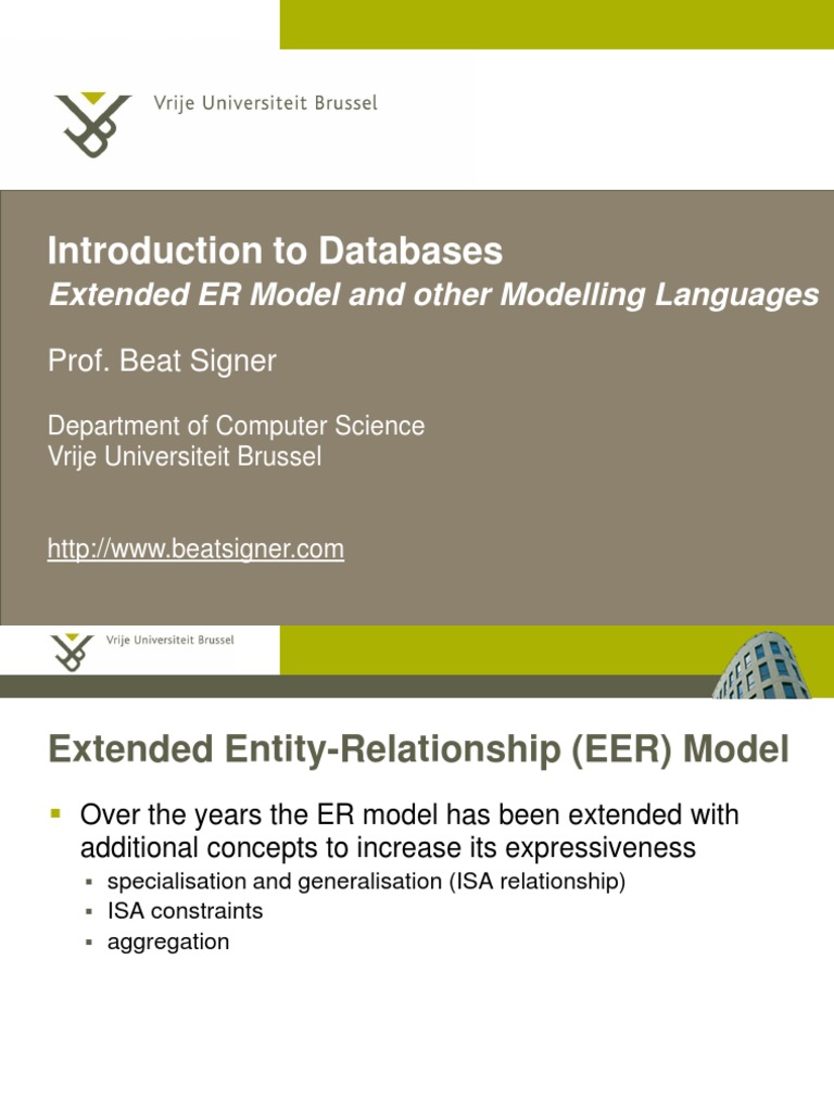 Introduction To Databases | PDF | Unified Modeling Language | Inheritance (Object Oriented ...