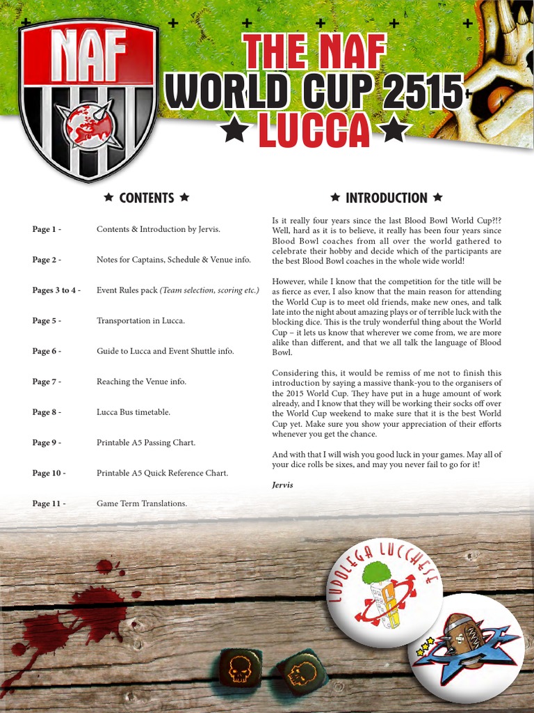 World Cup 2515 Rules Pack | PDF | Sports | Transport