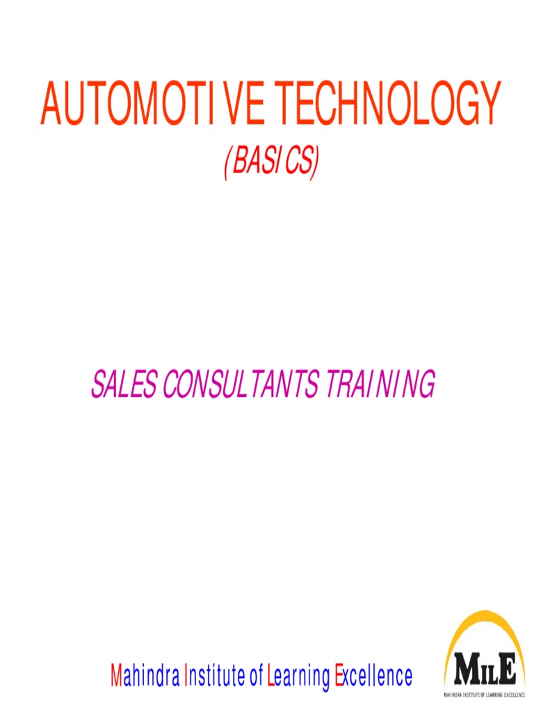 Automotive Technology Basic | PDF | Business