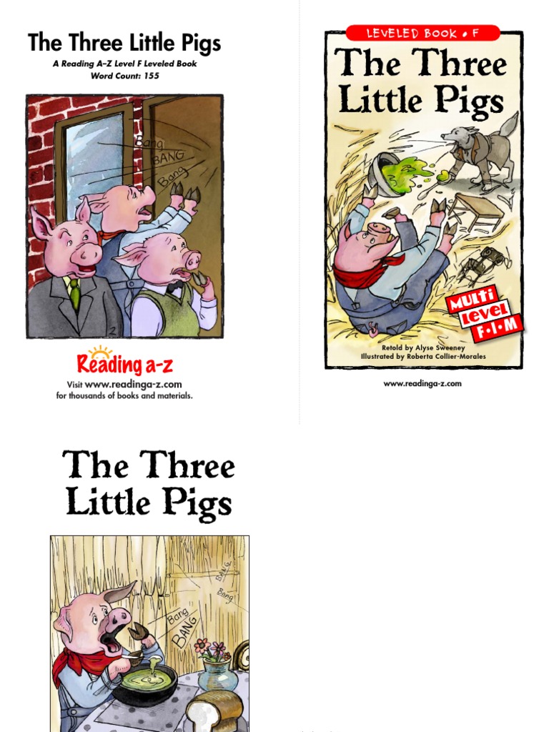 "The Three Little Pigs: Level F" | PDF | Mystery, Thriller & Crime Fiction