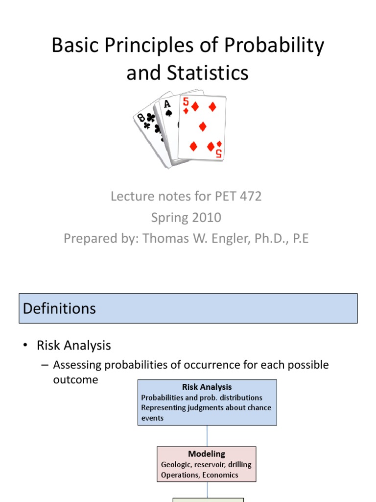Basic Principles of Probability and Statistics | PDF | Probability ...