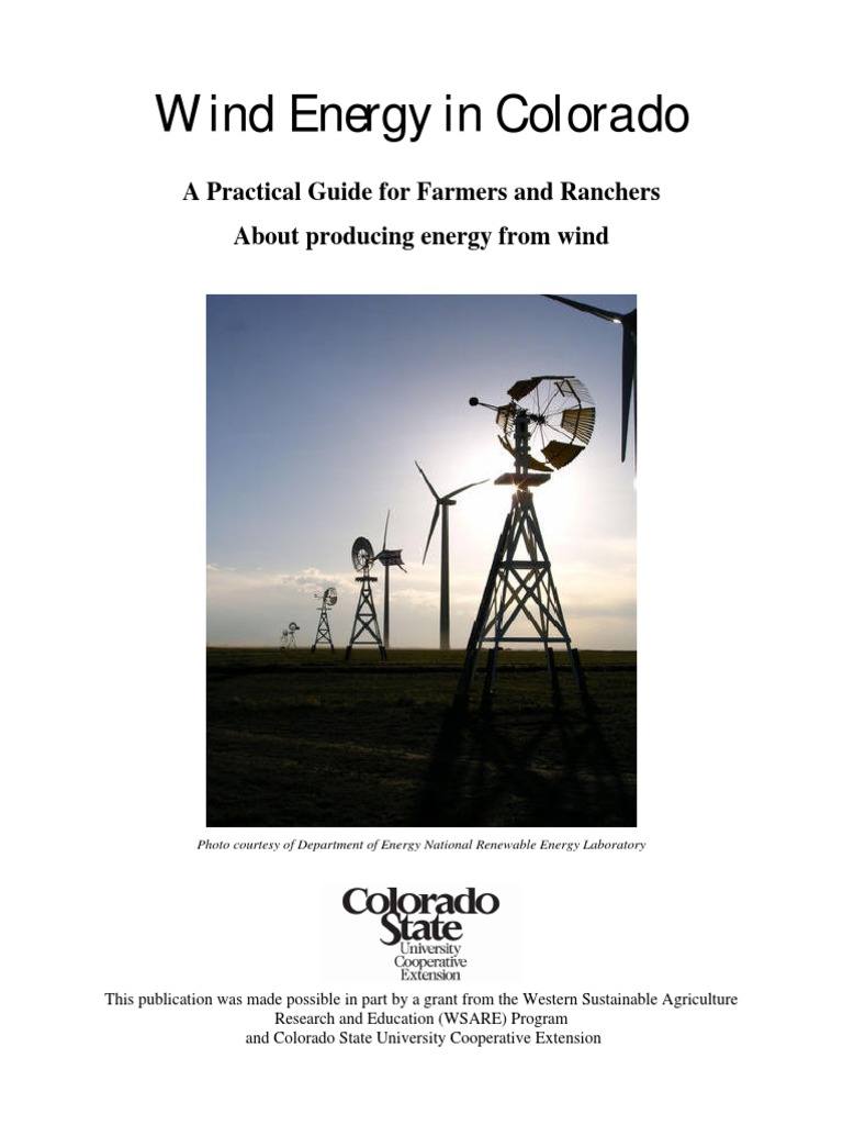 Wind Booklet | PDF | Wind Power | Wind Turbine