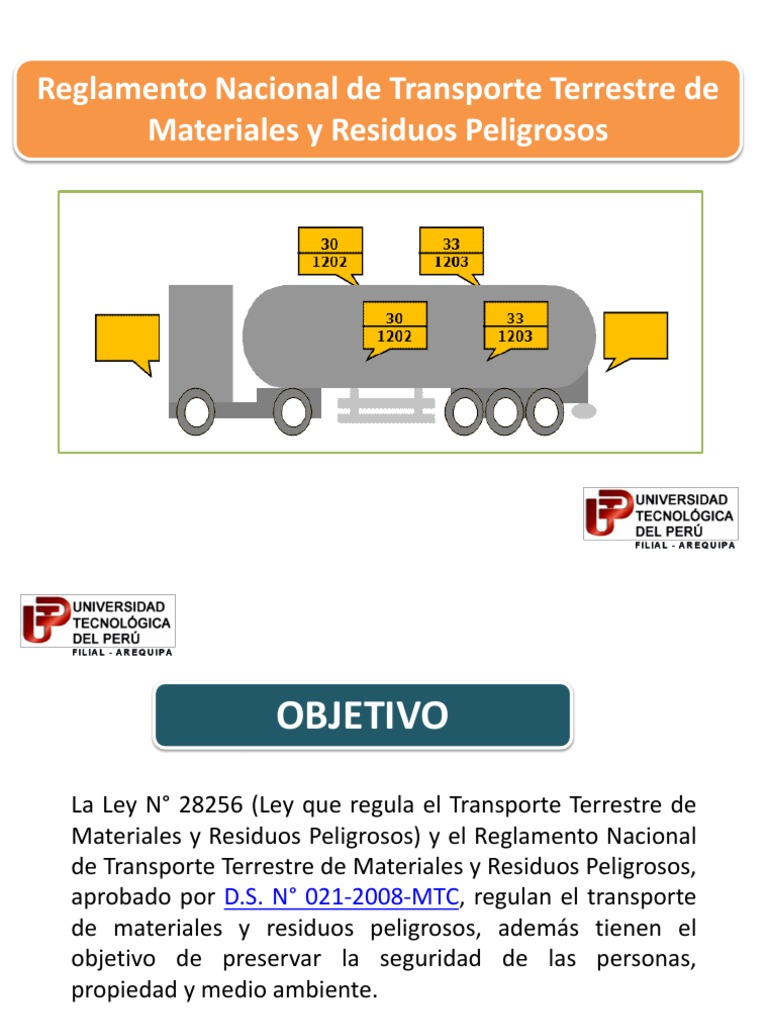 REGLAMENTO DE TRANSPORTE DE MATERIALES PELIGROSOS.pdf | Residuos | Mercancías peligrosas