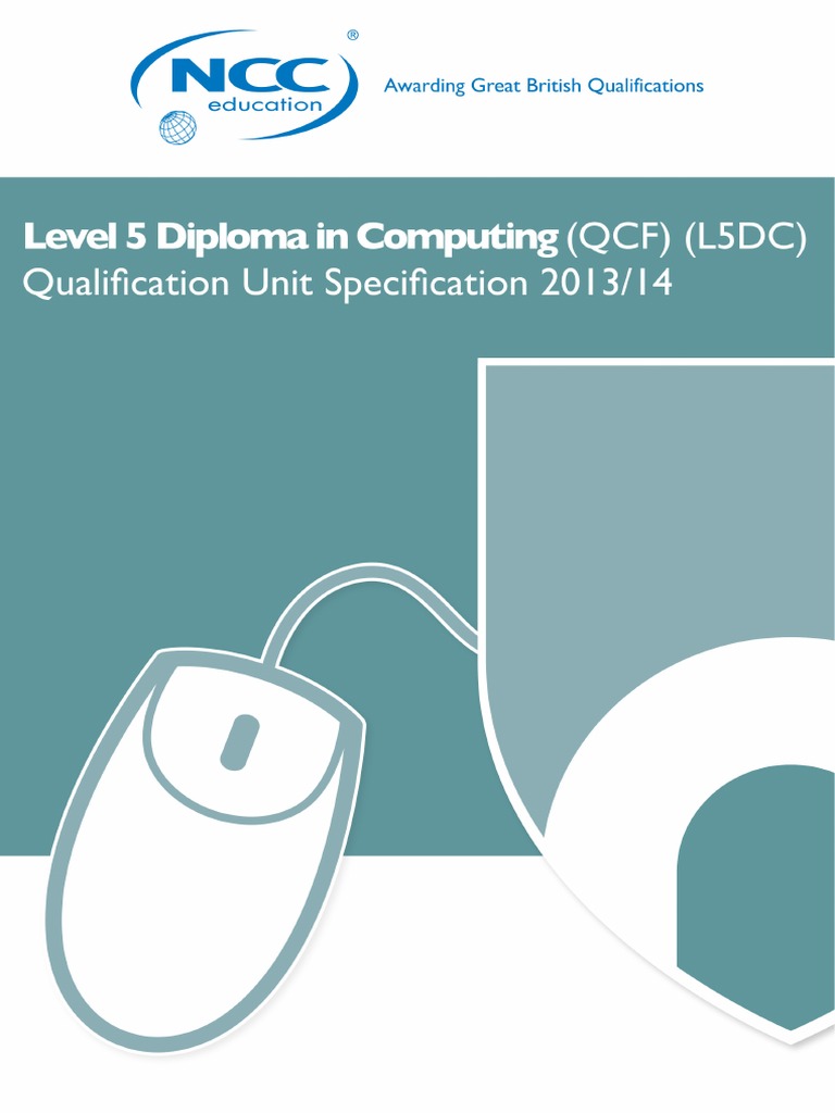 Level 5 Diploma in Computing Qualification Specification | PDF | Public ...