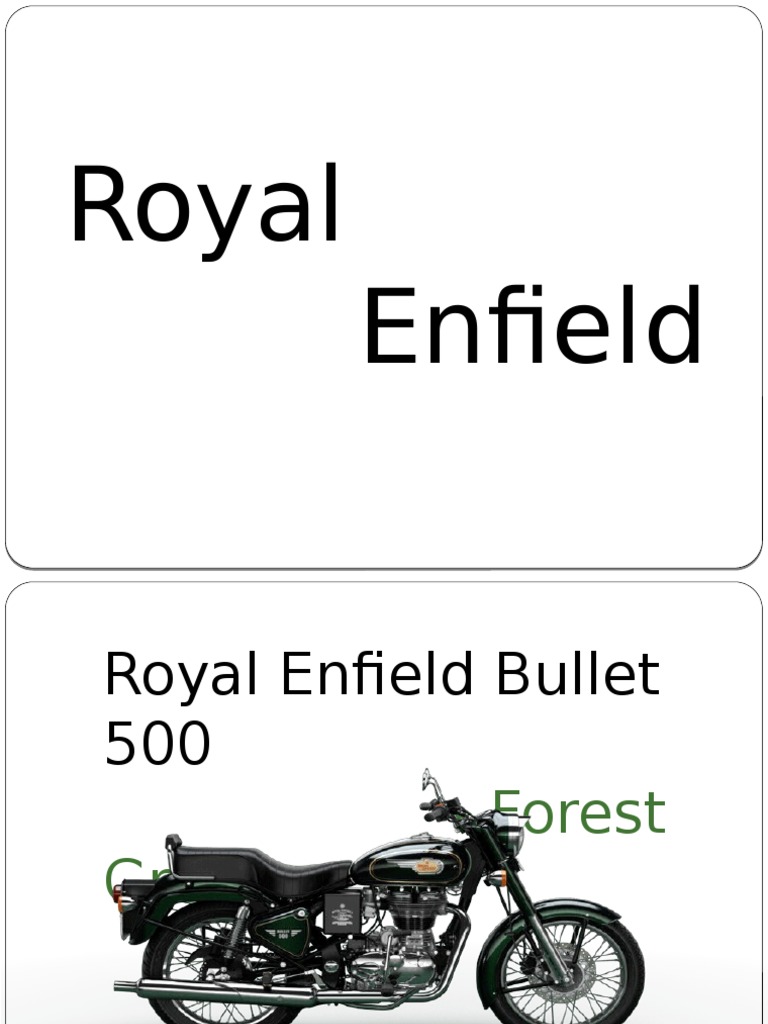 Royal Enfield 500 Models Overview | PDF