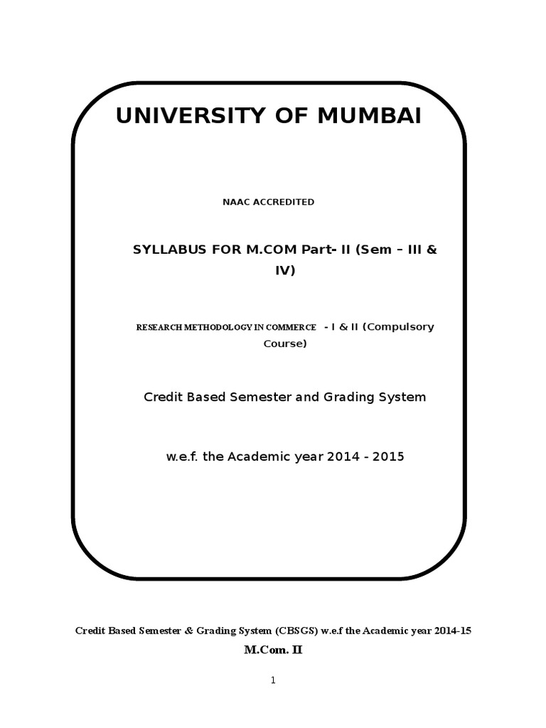II Business Management Revised Syllabus 2014-15 | PDF ...