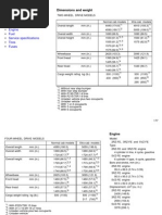 Nissan TD42 Engine Specifications | PDF | Piston | Cylinder (Engine)