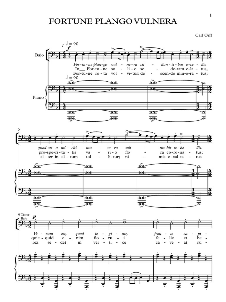 Fortune Plango Vulnera | PDF