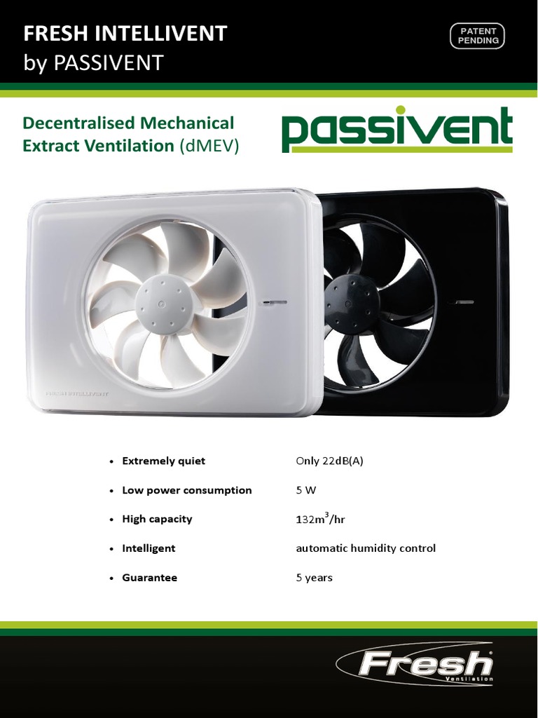 A Quiet Yet Powerful Decentralized Mechanical Extract Ventilation ...