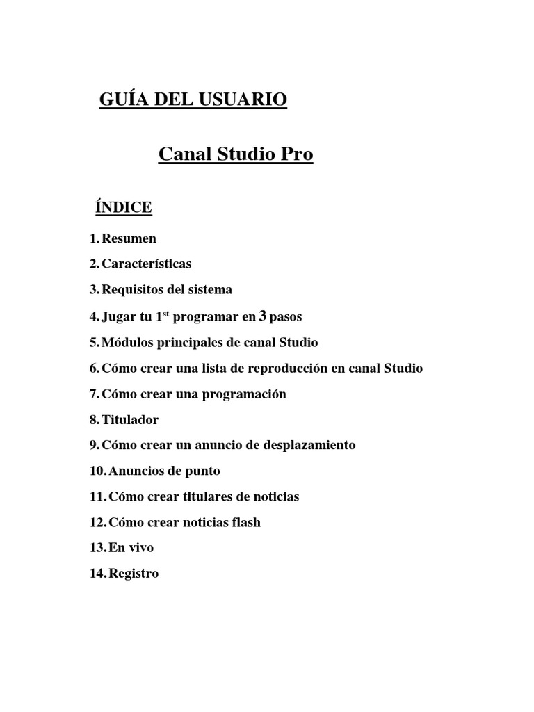 Channel Studio Pro Español | PDF | Point and Click | Animación