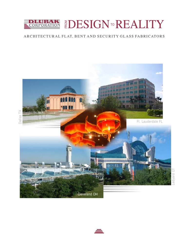 Bent Glass Brochure PDF | PDF | Glasses | Manmade Materials