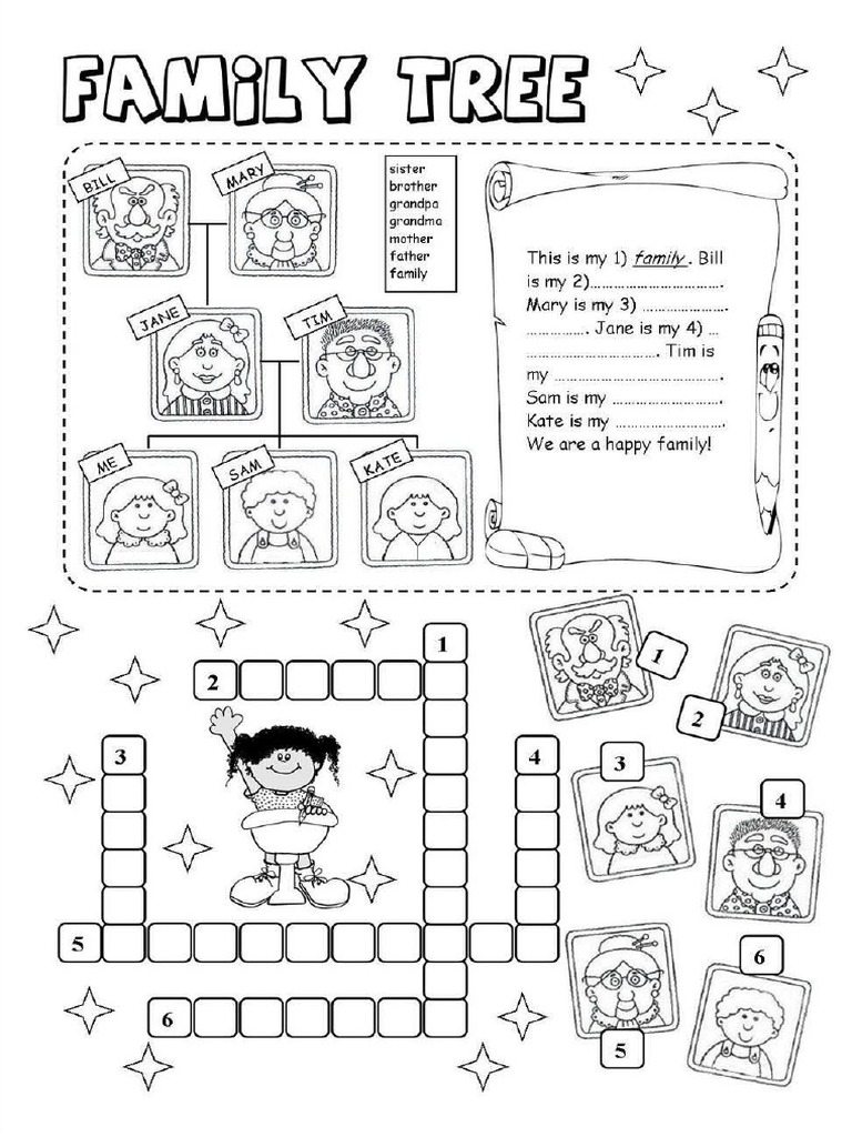My Family - Worksheets | PDF