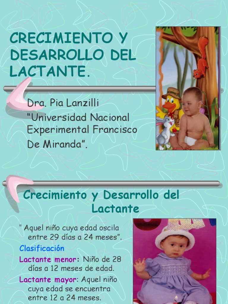 Crecimiento y Desarrollo Del Lactante. | Descargar gratis PDF | Diente ...