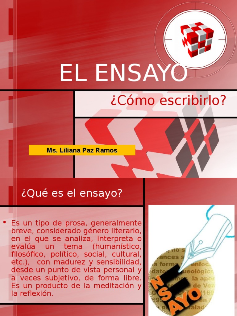 El Ensayo | Descargar gratis PDF | Ensayos | Science