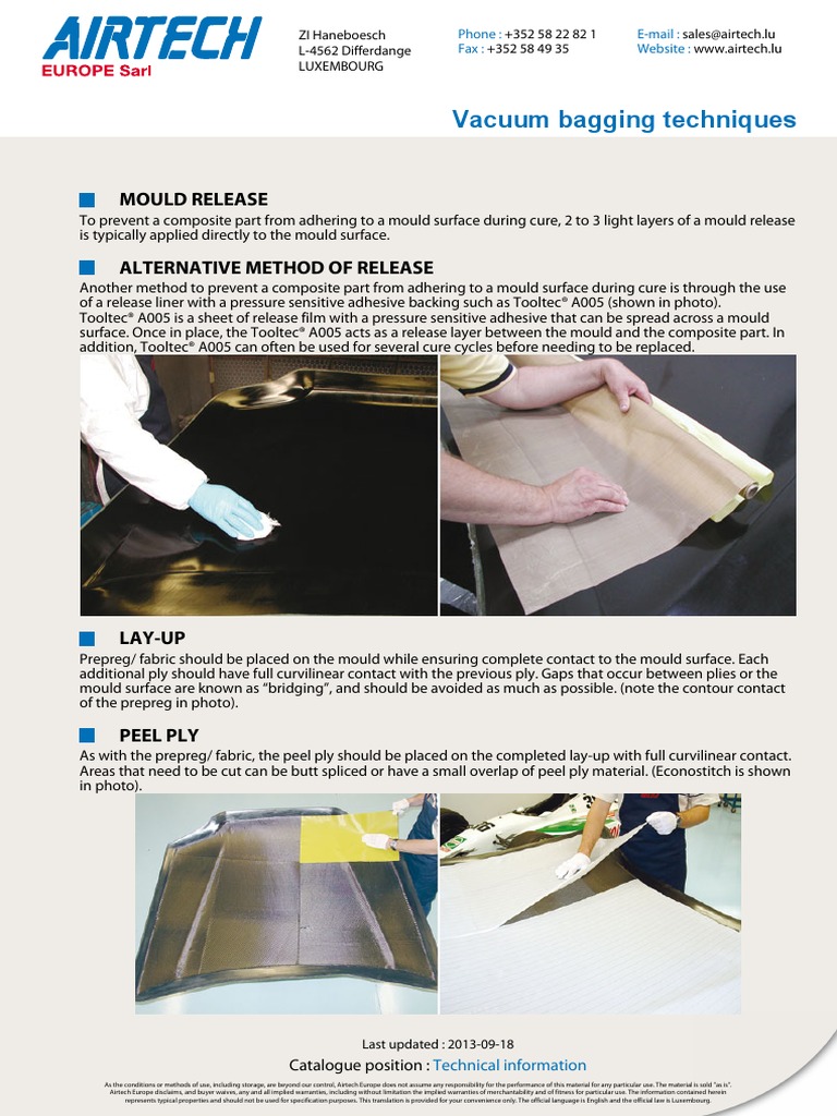 Vacuum Bagging Techniques | PDF | Composite Material | Implied Warranty