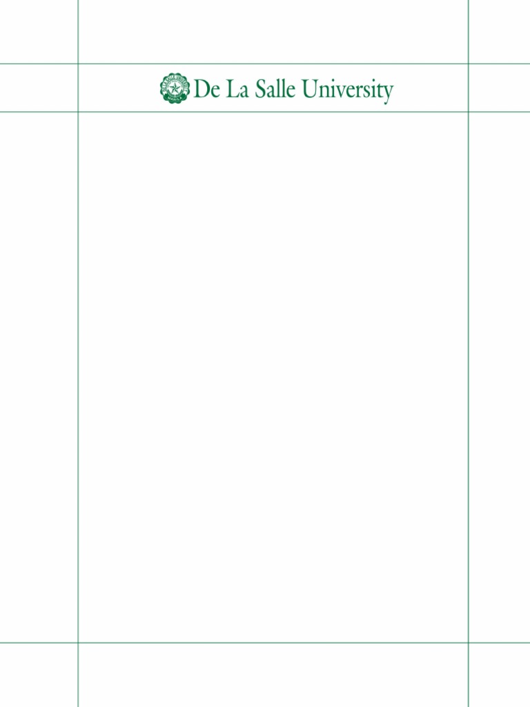 Dlsu Thesis Paper Letterhead | PDF