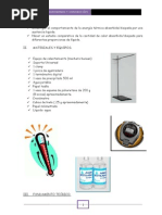 Informe 7 Calor Absorbido, Disipado, Conveccion | PDF | Convección | Calor