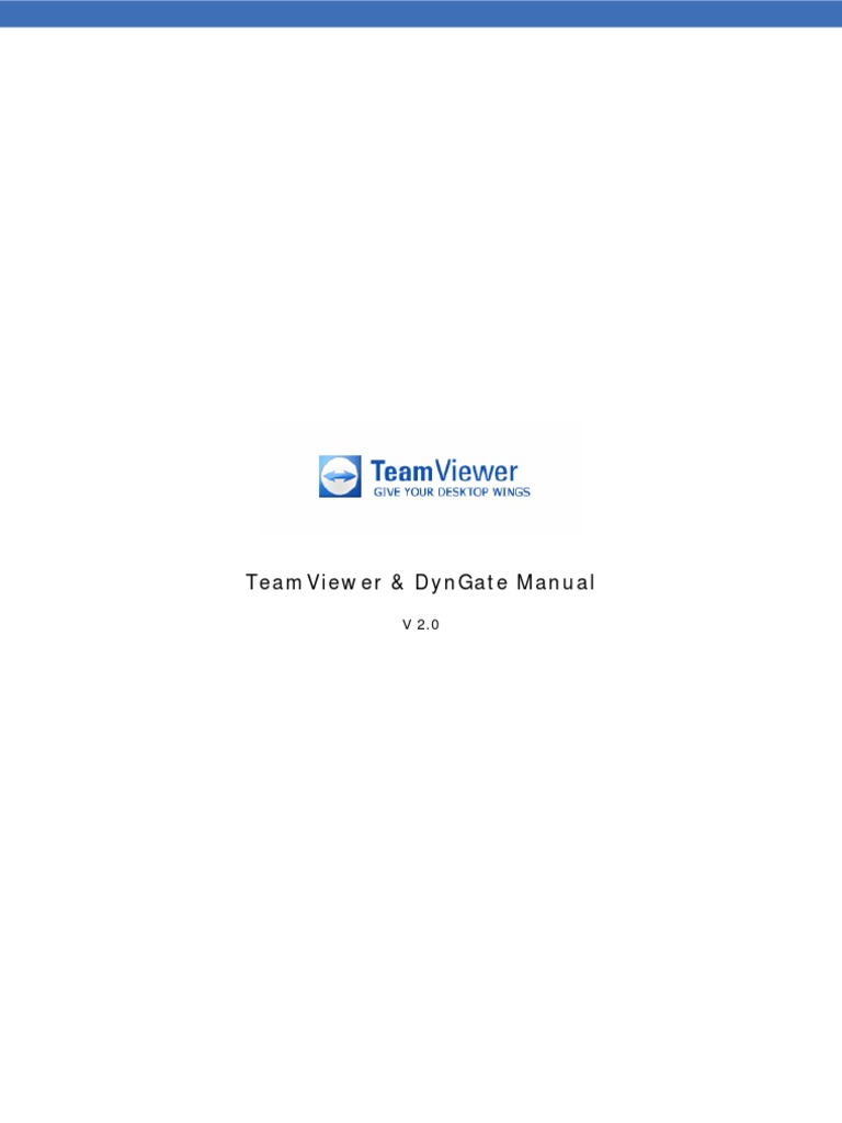Team Viewer Manual | PDF | Proxy Server | Button (Computing)