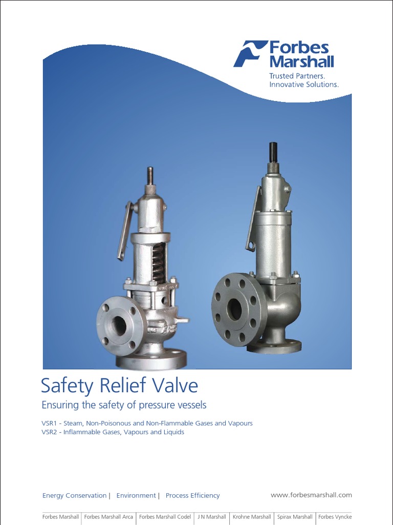 Forbes Marshall Safety Relief Valve Brochure FM PDF | PDF | Valve ...