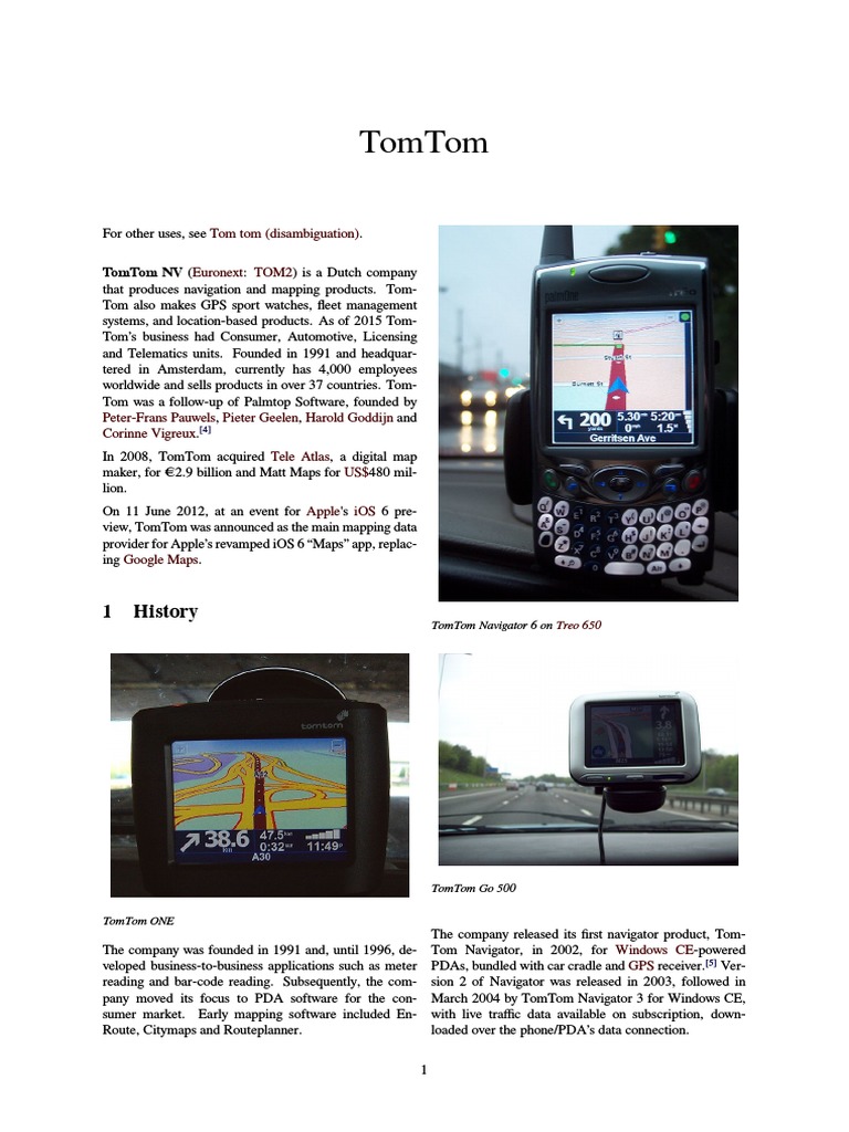Tom Tom | PDF | Software | Digital Technology