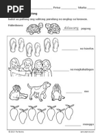 Miyembro NG Pamilya (Worksheet) | PDF