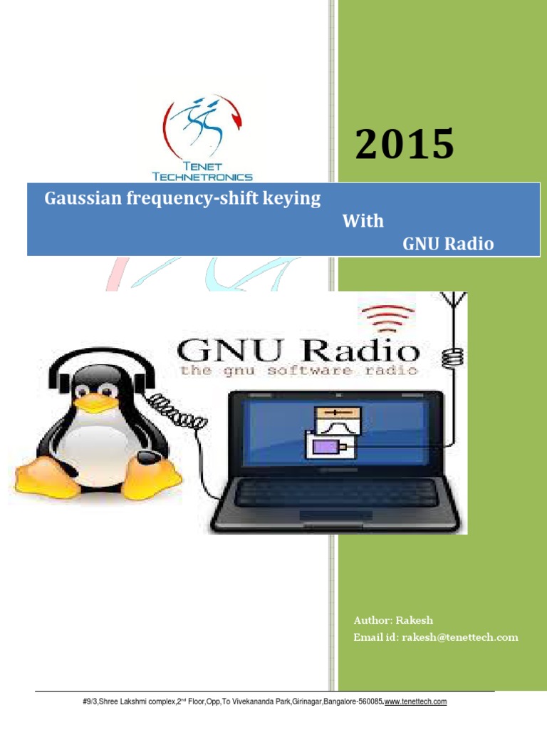 Gaussian Frequency-Shift Keying With GNU Radio | PDF | Modulation | Radio Technology