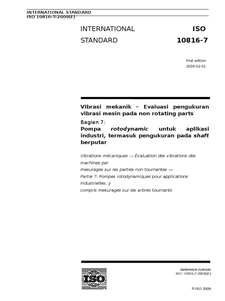 Iso 10816-7 | PDF