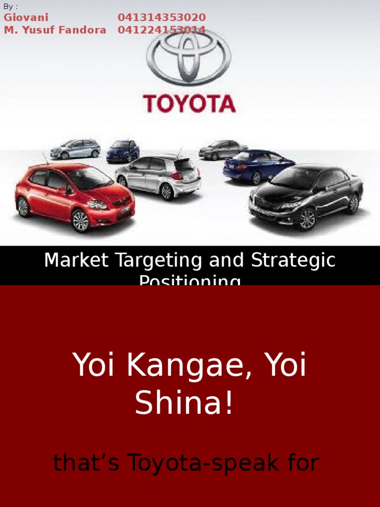 Toyota | PDF | Toyota | Vehicles
