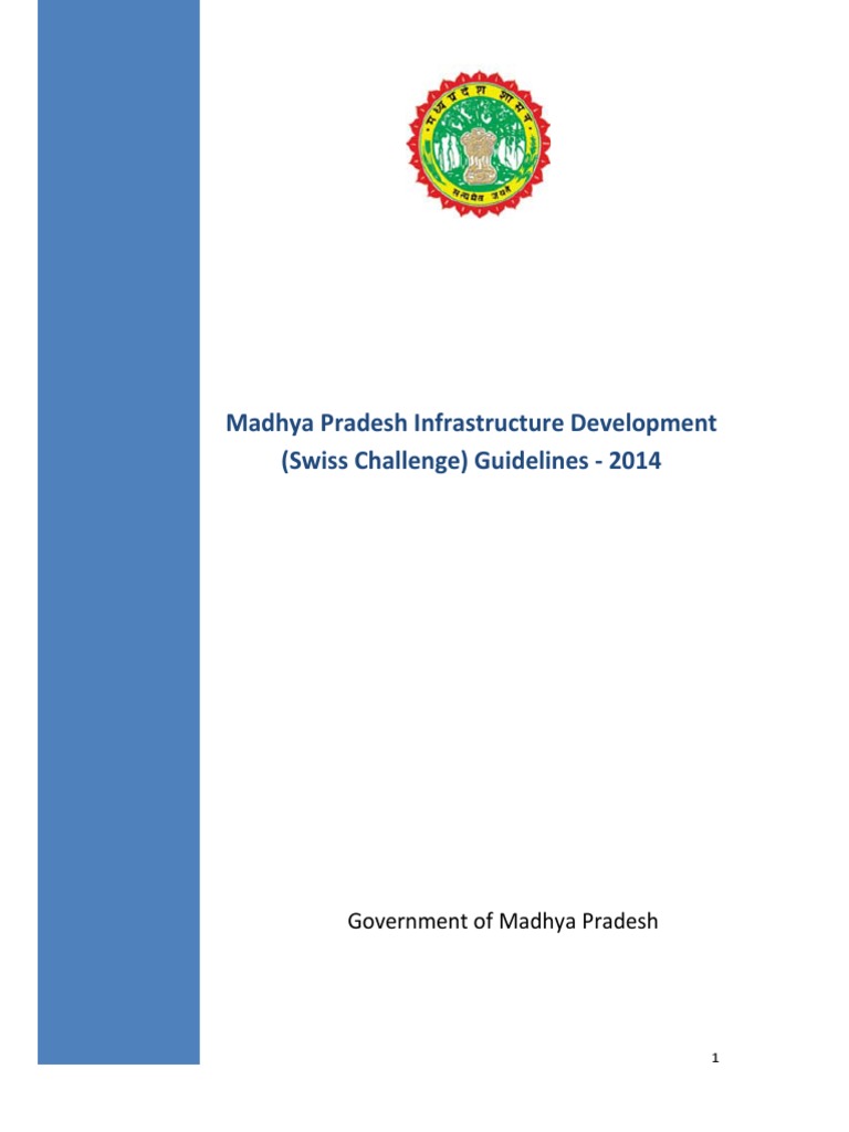 Swiss Challenge Method by Govt of Madhya Pradesh - SCM11022013Final ...