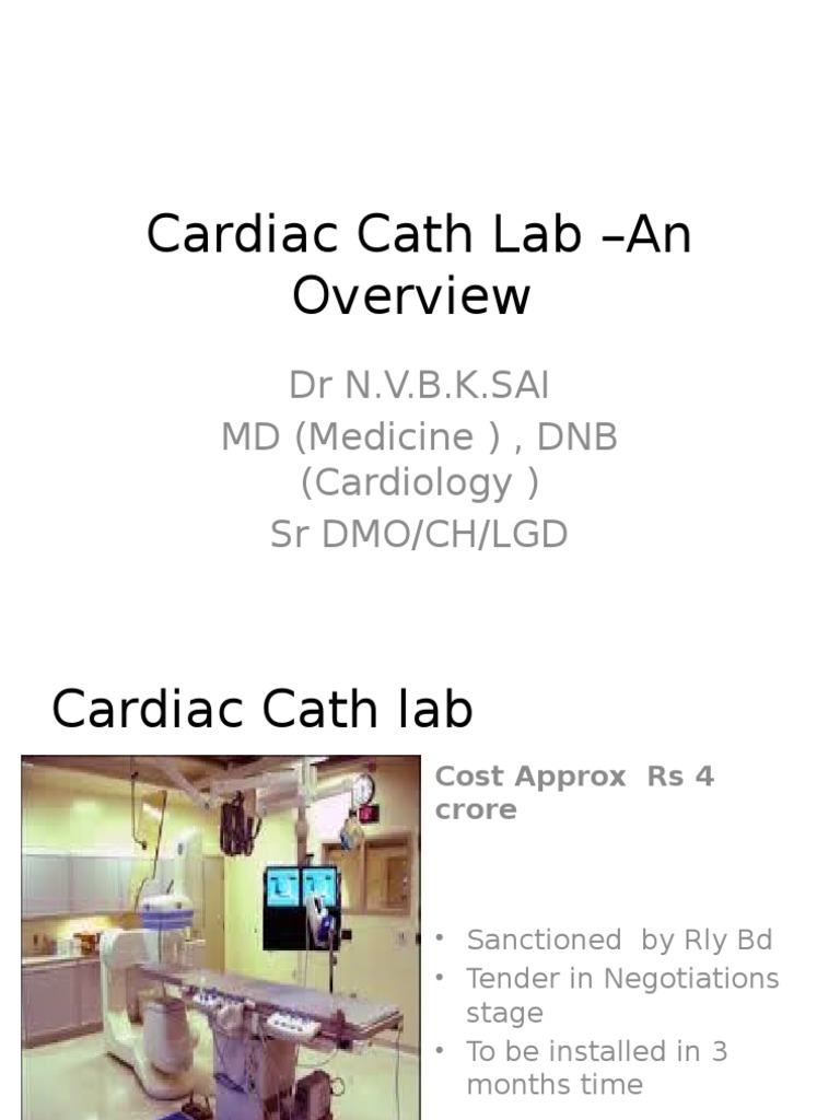 Cardiac Cath Lab Overview and Plans | PDF | Business | Technology ...