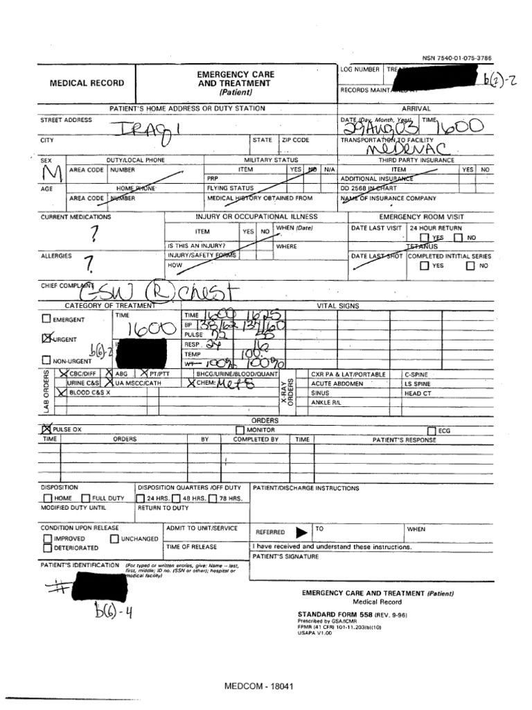 Medical Record Form Igd and Treatment | PDF