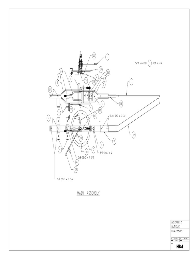 Hossfeld bender manual store