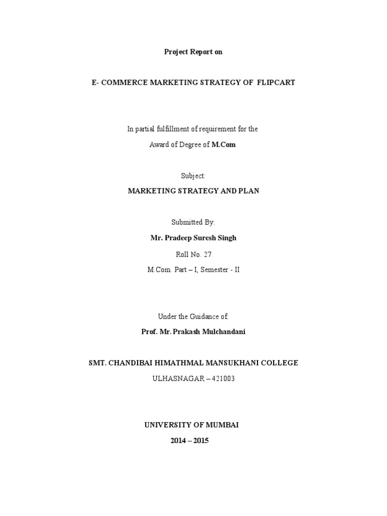 E Commerce Project | PDF | E Commerce | Online Shopping