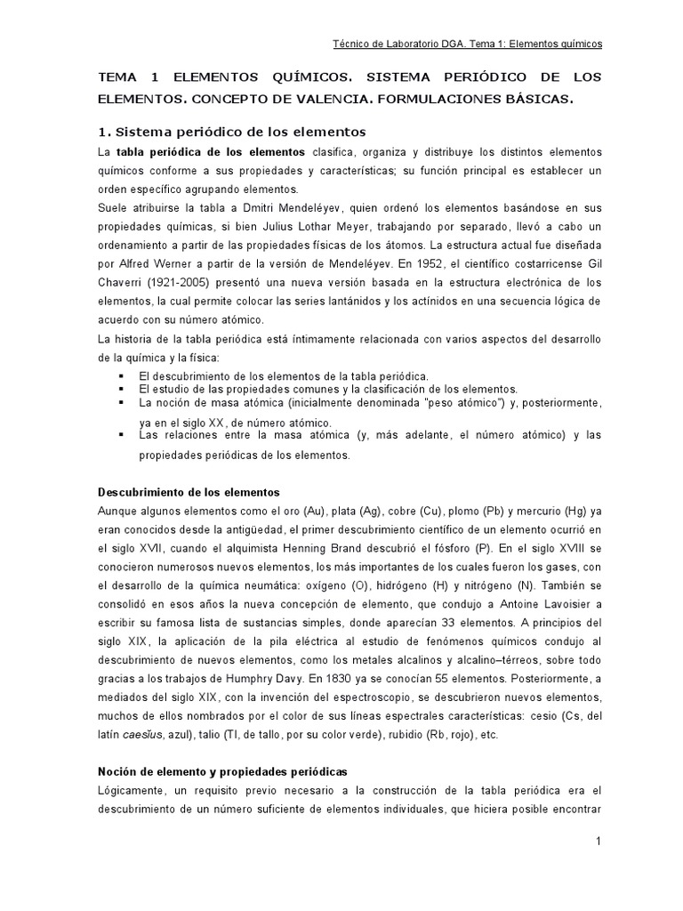 Introducción a Elementos Químicos | PDF | Tabla periódica | Física atómica