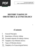 Gynecology History Taking | PDF | Menstruation | Menstrual Cycle