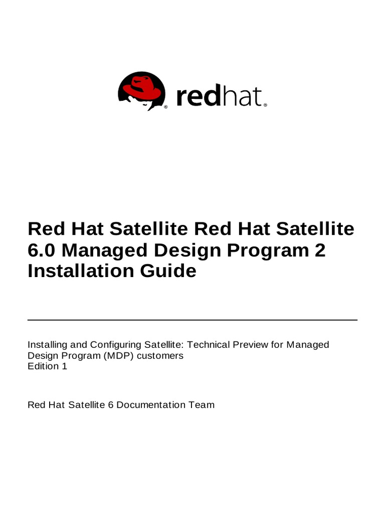 Red Hat Satellite 6.0 Installation Guide en US | Download Free PDF | Provisioning | Software ...
