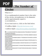 One Million Digits of Pi On One Page! - (Plus Guides and Information ...