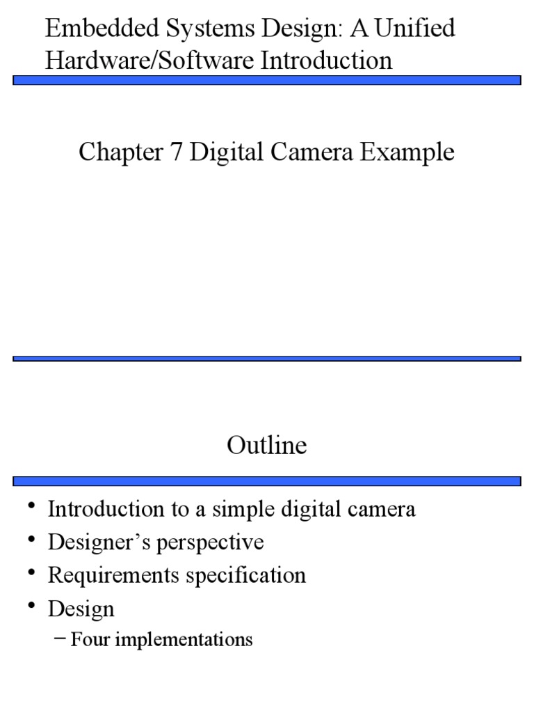 Embedded Systems Design: A Unified Hardware/Software Introduction ...
